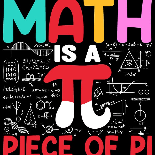 Math is a Piece of Pie Svg - Etsy