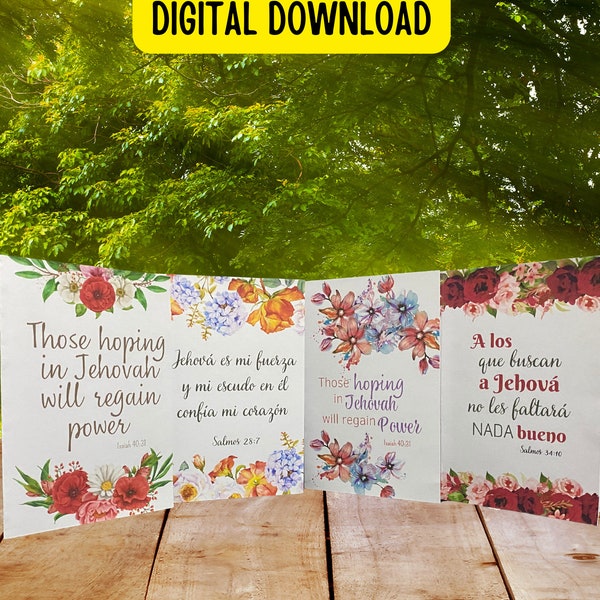 Jw Verse Cards - Etsy