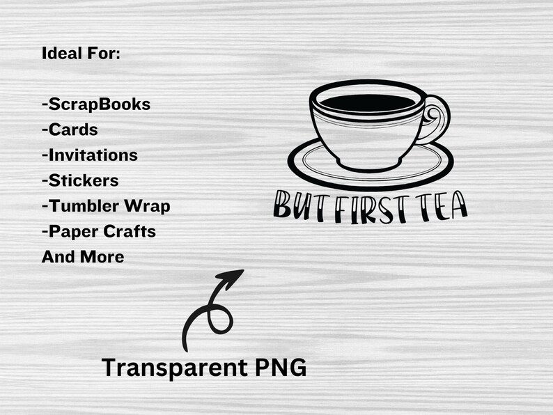 But First Tea Svg Png, Tea Svg Files, Tea Lover Svg, Funny Tea Quotes ...