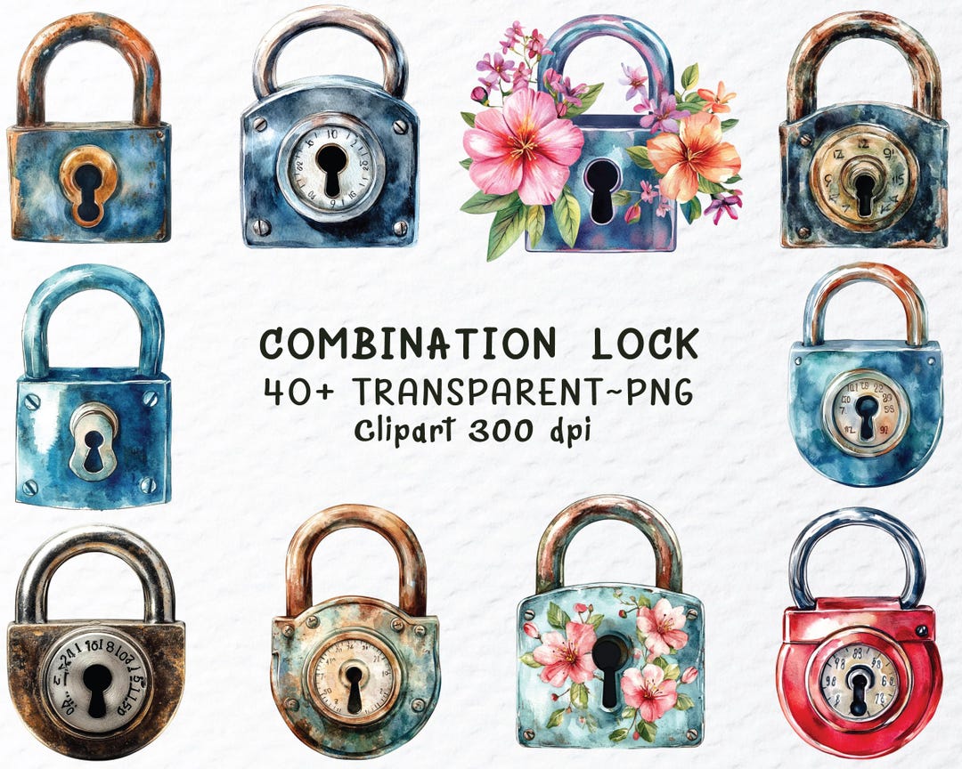 Combination Lock Png Clipart | Watercolor Combination Lock Png Files ...