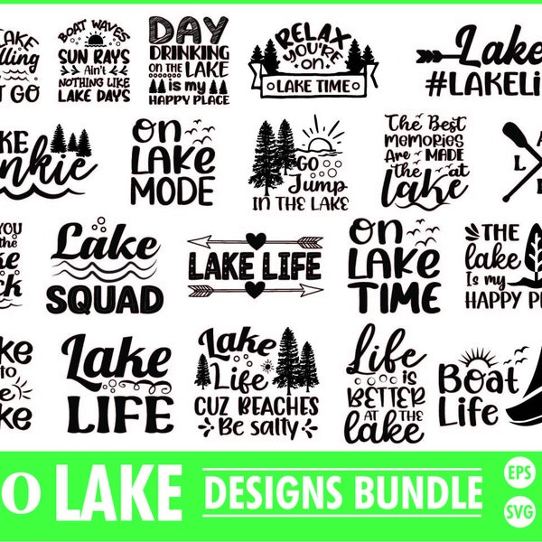 Lake Svg - Etsy