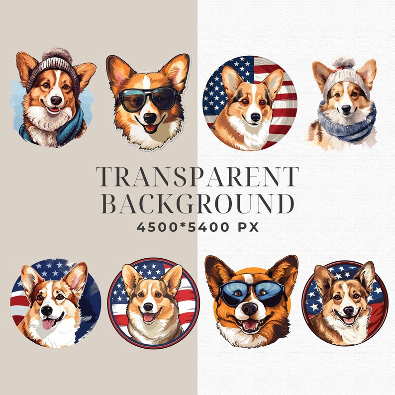 Corgi Dog Png Clipart Bundle | Welsh Corgi Dog Svg Png Files, Dogs Png ...
