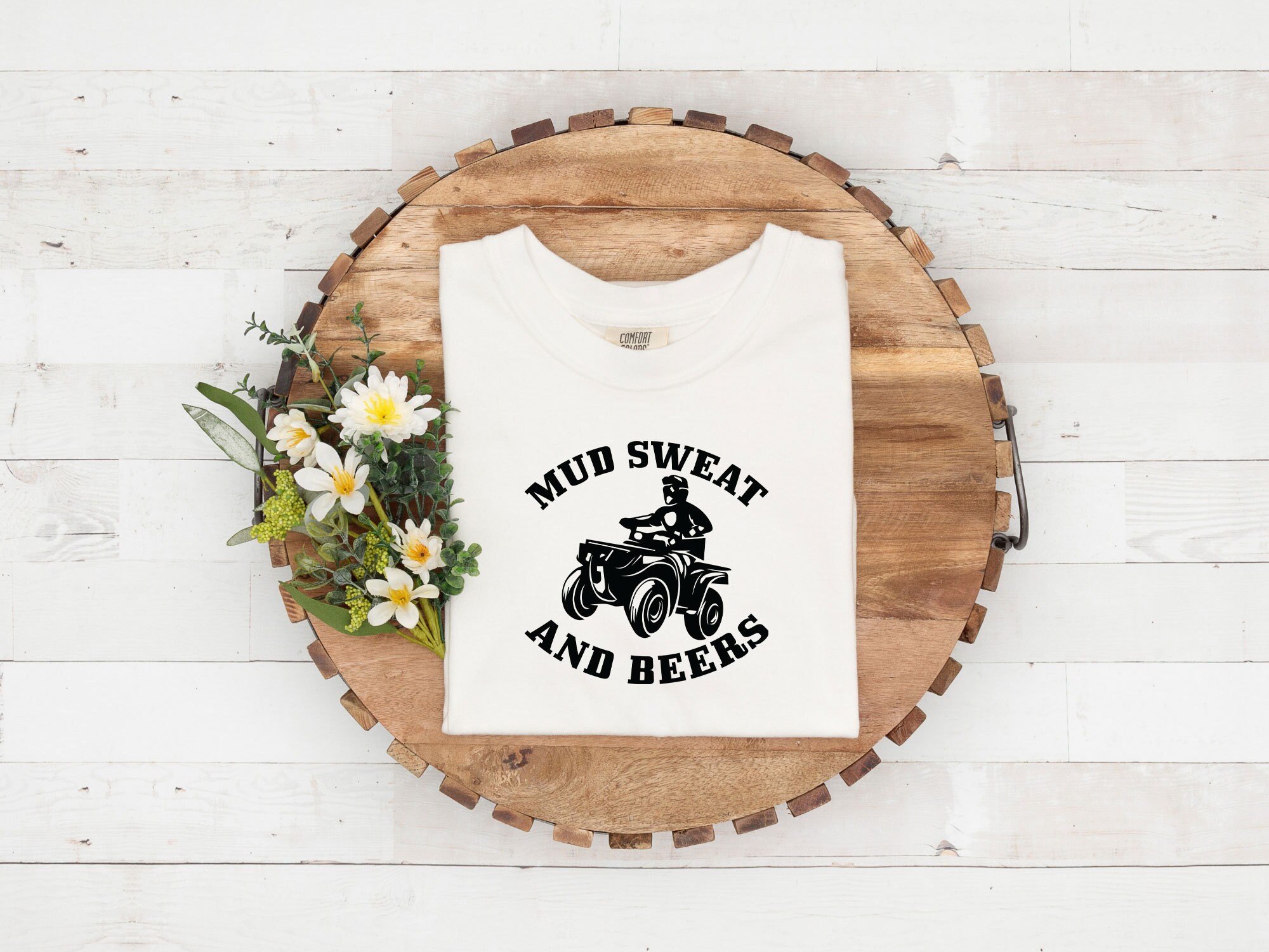 Mud Sweat and Beers Atv Svg Png, Atv Rider Png, Quad Cricut, 4 Wheeler ...