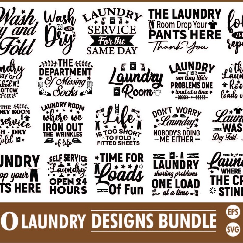 Laundry Svg - Etsy