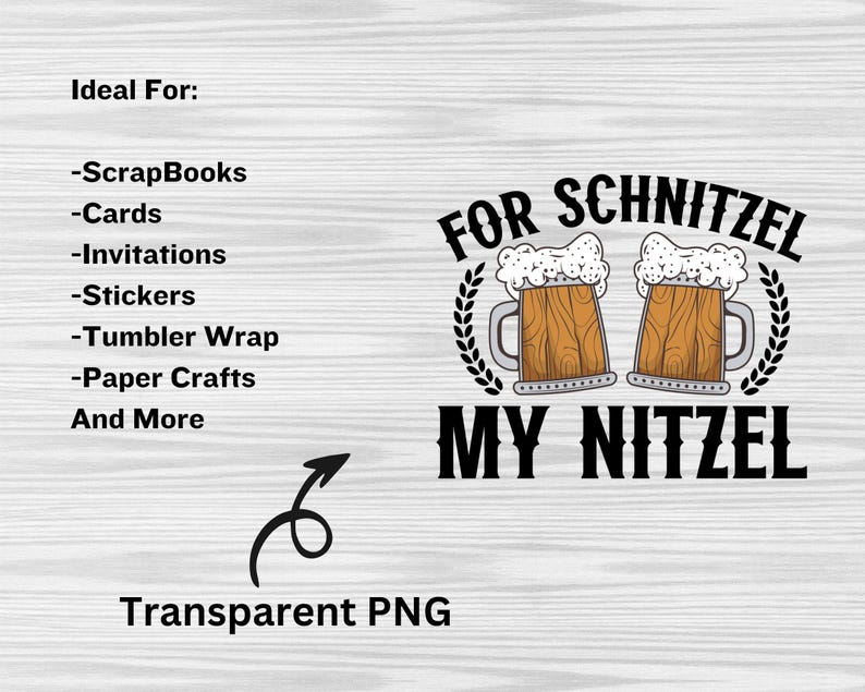 For Schnitzel My Nitzel Svg PNG, Funny Octoberfest Png, Matching ...