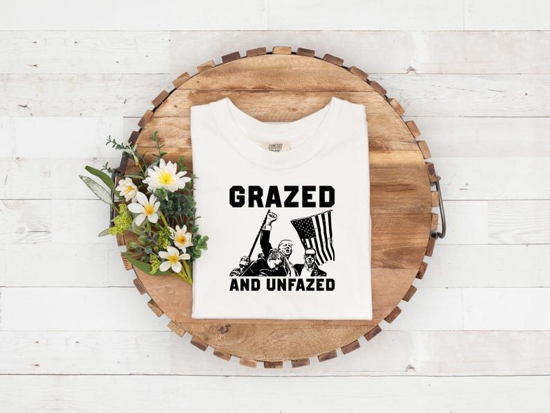 Grazed and Unfazed Svg, Trump 2024 Svg, Donald Trump Svg Png, President ...