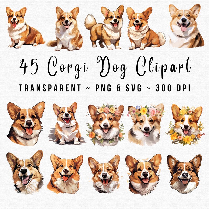 Corgi Decal - Etsy