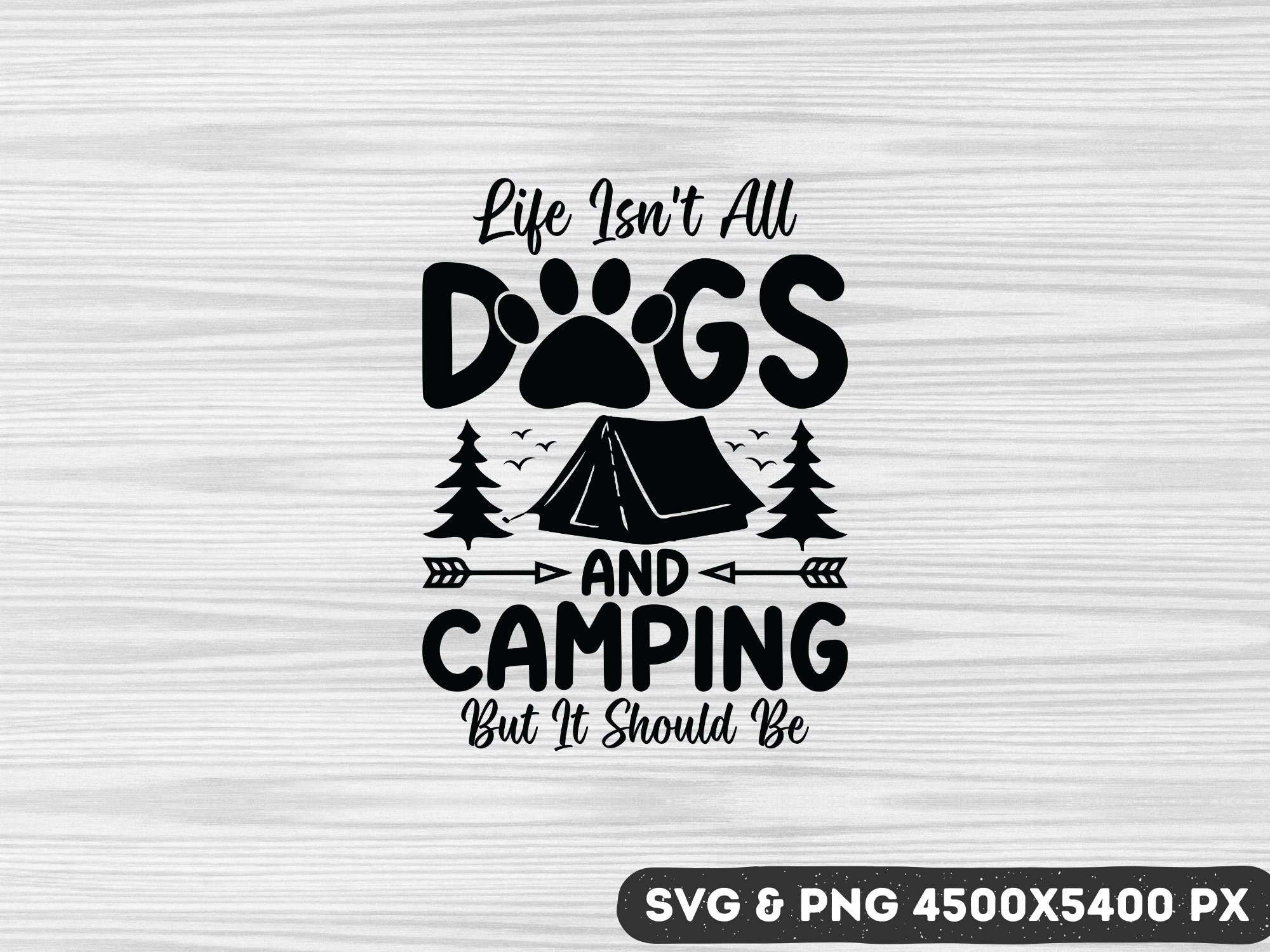 Camping and Dog Lover Png Svg, Camp Life Svg, Camper Svg, Adventure Svg ...