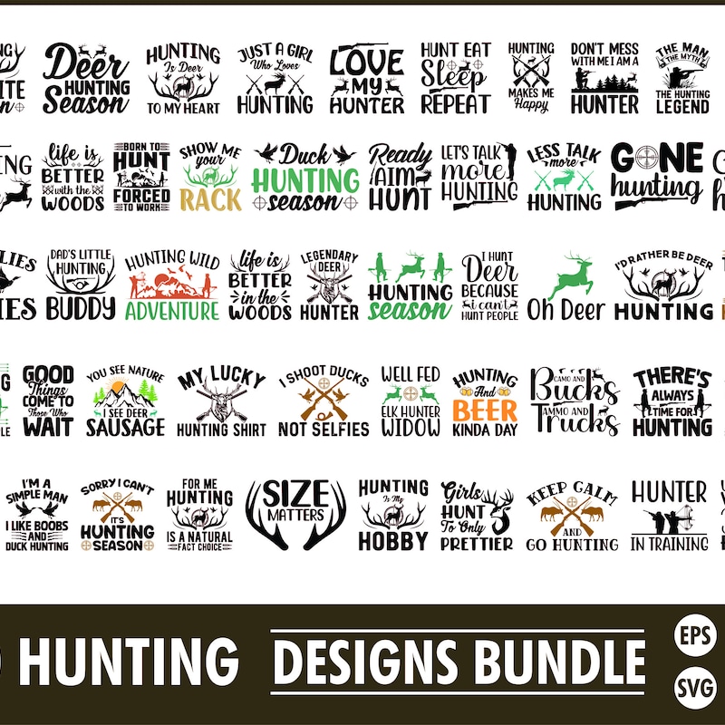 Hunting Svg - Etsy