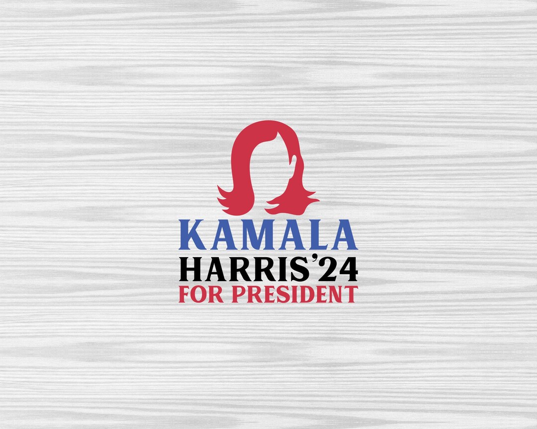 Kamala Harris'24 for President Svg Png, Kamala for President Svg ...