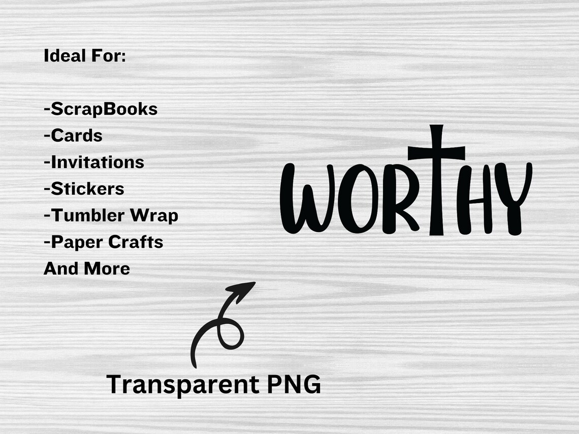 Worthy Svg Cut File, Bible Verse Svg Png, Bible Quote Svg, Catholic Svg ...