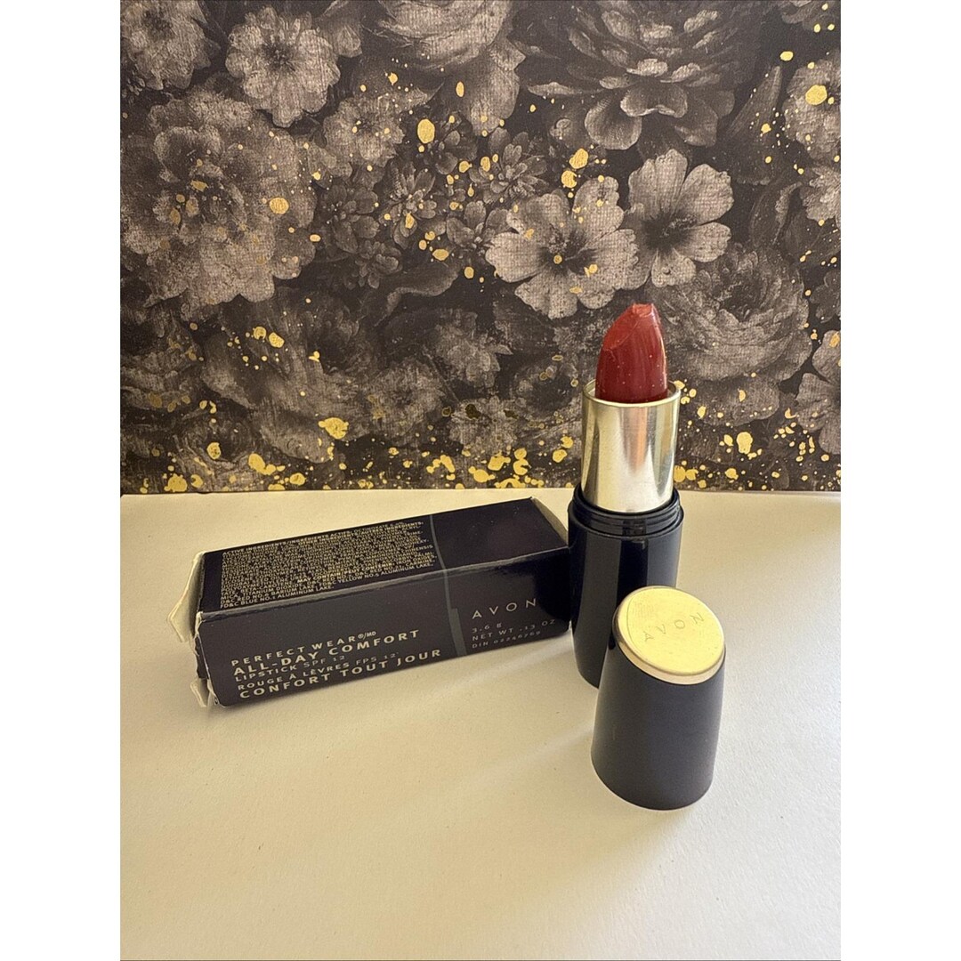 Avon Perfect Wear All Day Comfort Lipstick SPF 12 Crimson C Rouge ...