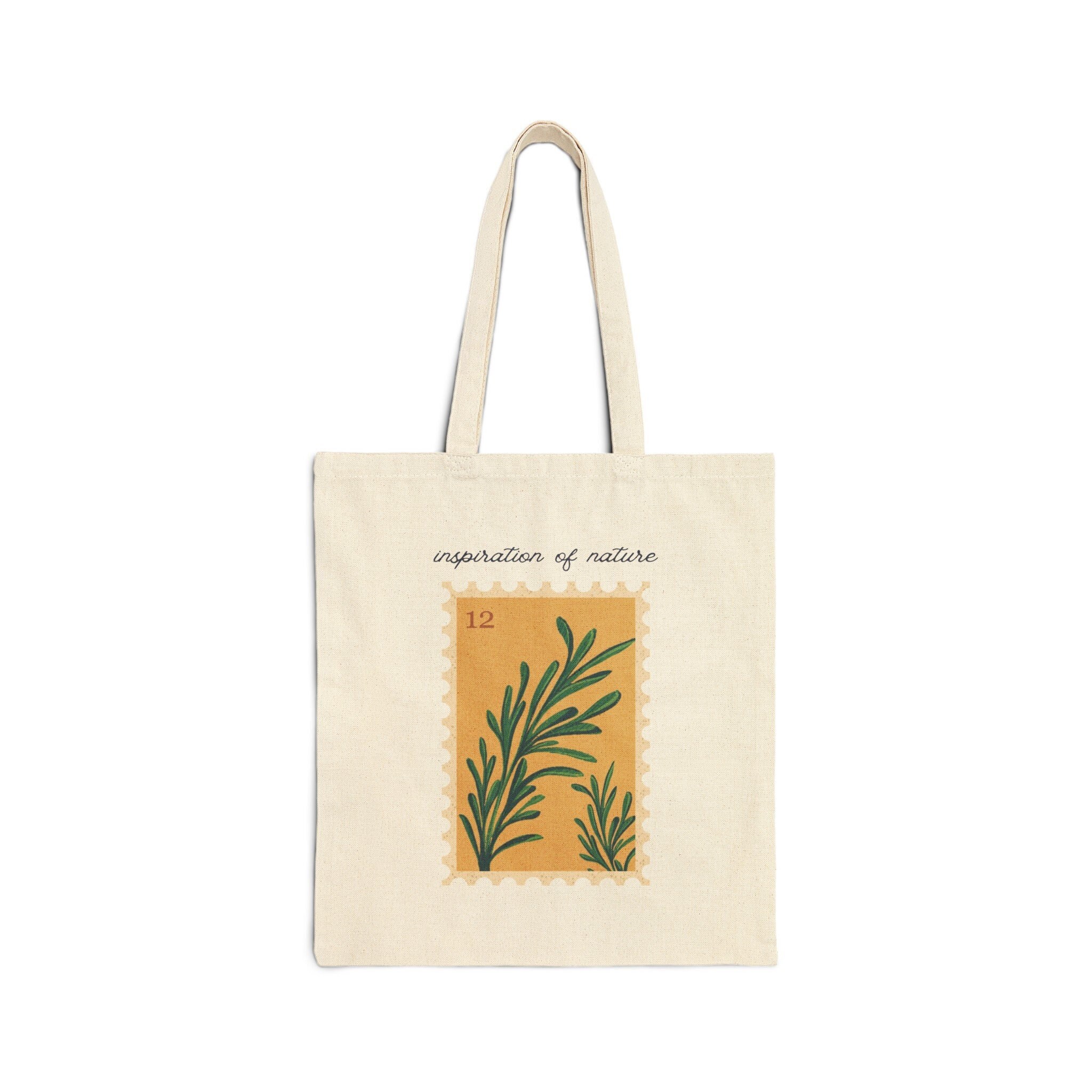 Nature-inspired Canvas Tote Bag -eco-friendly, Durable, and Stylish for ...