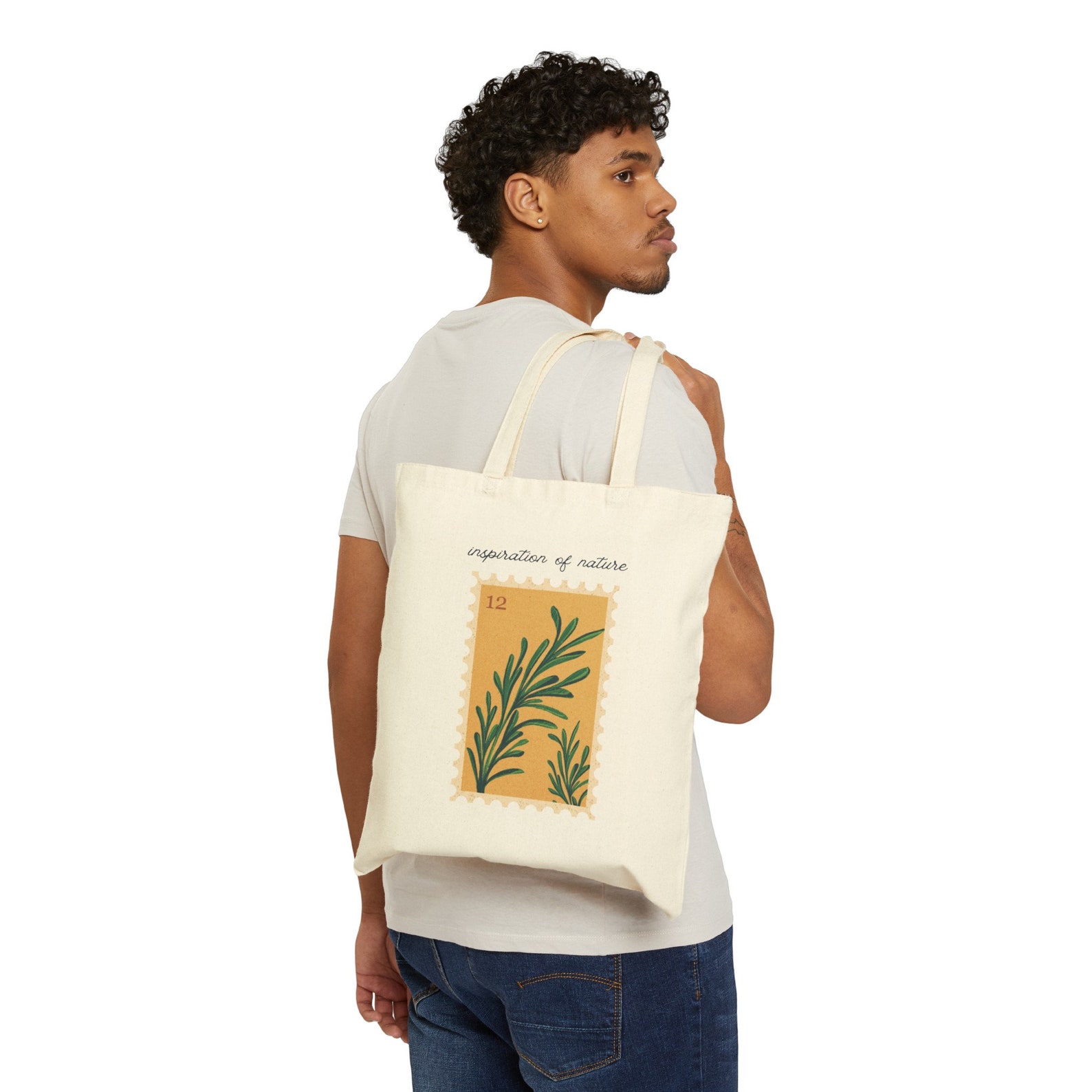 Nature-inspired Canvas Tote Bag -eco-friendly, Durable, and Stylish for ...