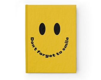 Smiley Face Notebook - Etsy