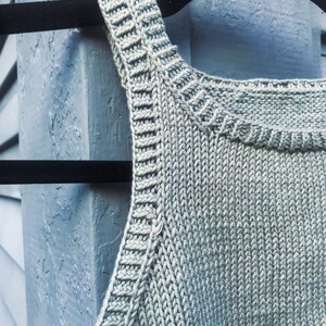 Go-to Racer Tank Pattern | Digital Download | Tank Top Knitting Pattern ...