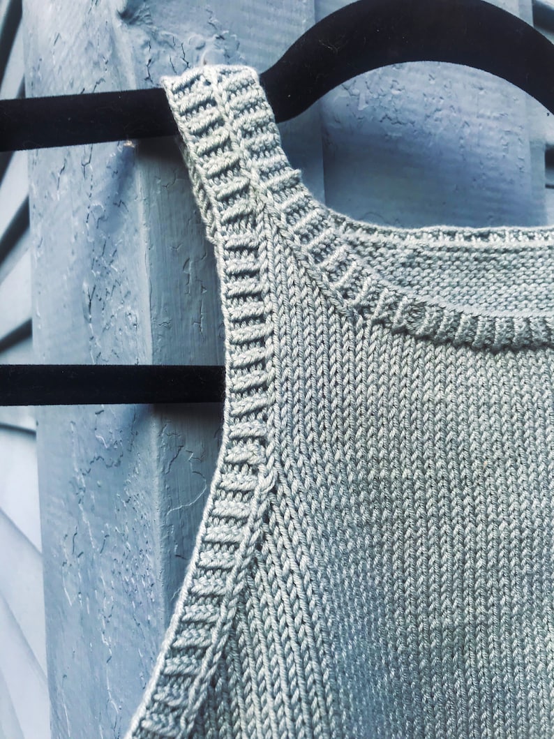 Go-to Racer Tank Pattern Digital Download Tank Top Knitting Pattern DIY ...