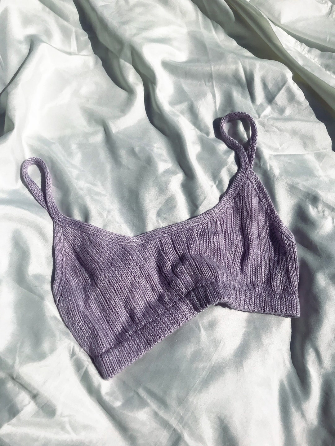 April Bralette Pattern | Digital Download | Bralette Knitting Pattern ...