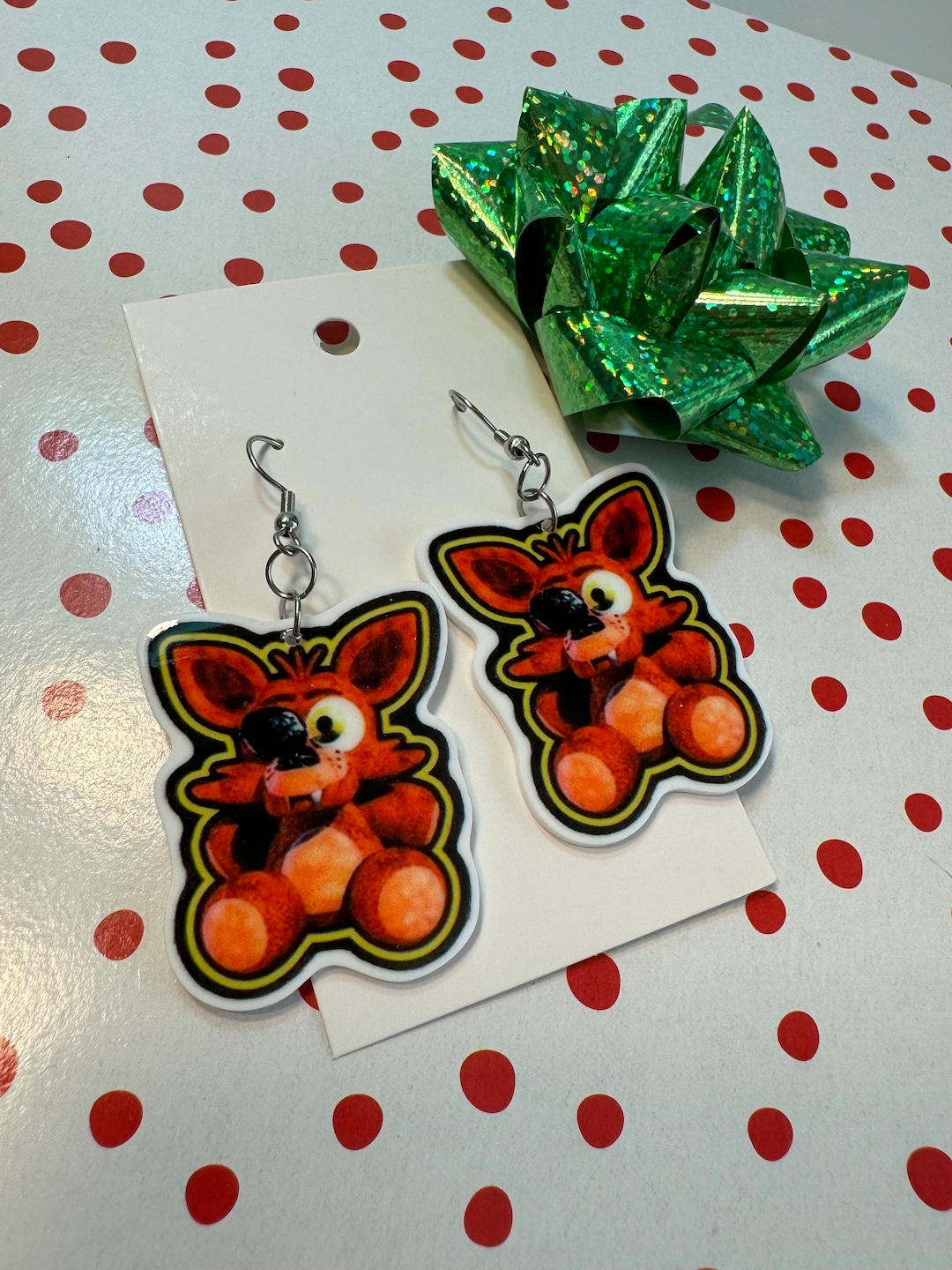 Five Night’s at Freddy’s Foxy FNAF Earrings - Etsy
