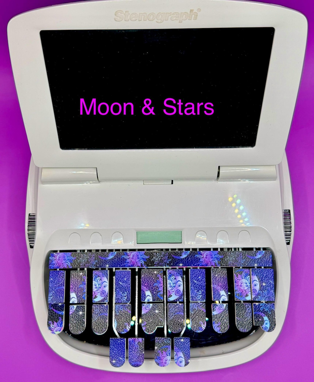 Moon & Stars - Faux Leather Keypads - Etsy