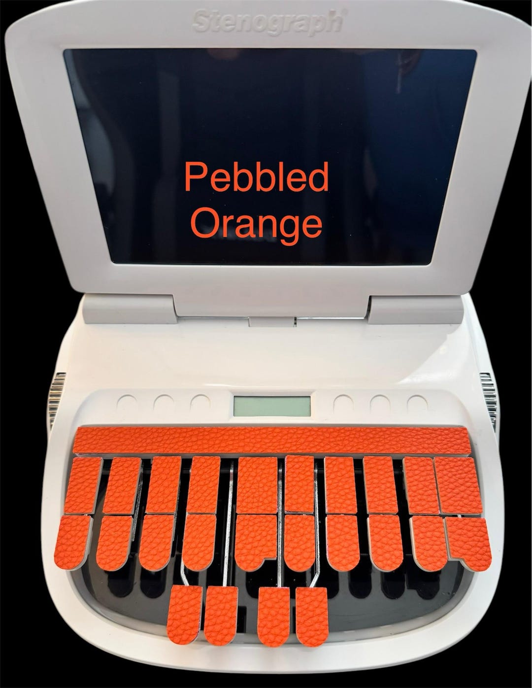 Pebbled Burnt Orange - Faux Leather Keypads - Etsy