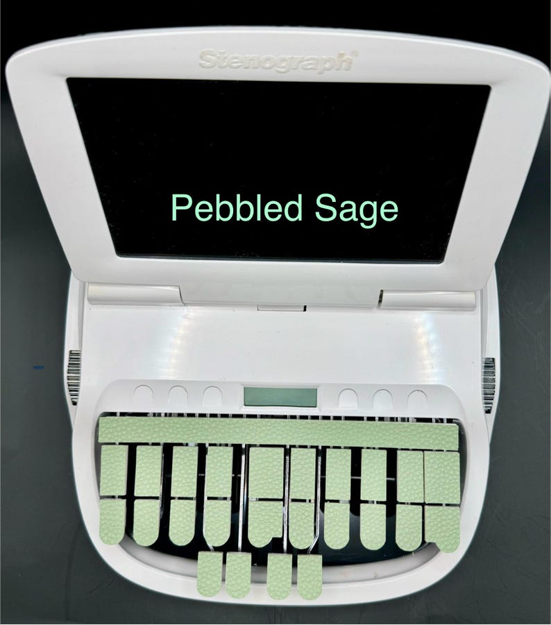 Pebbled Sage Green - Faux Leather Keypads - Etsy