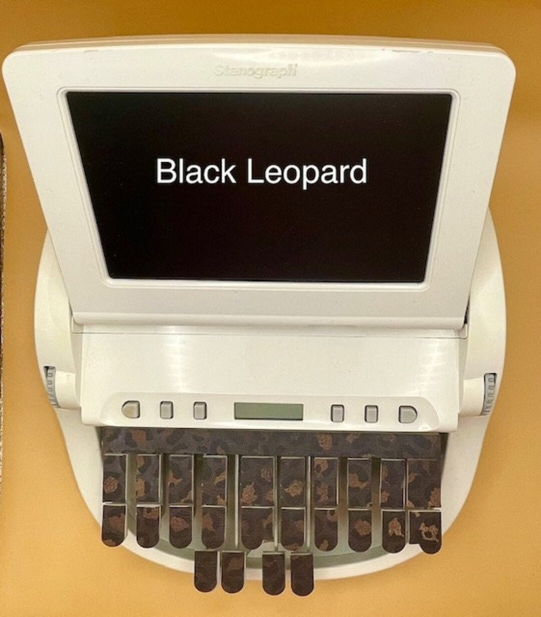 Black Leopard Faux Leather Keypads - Etsy