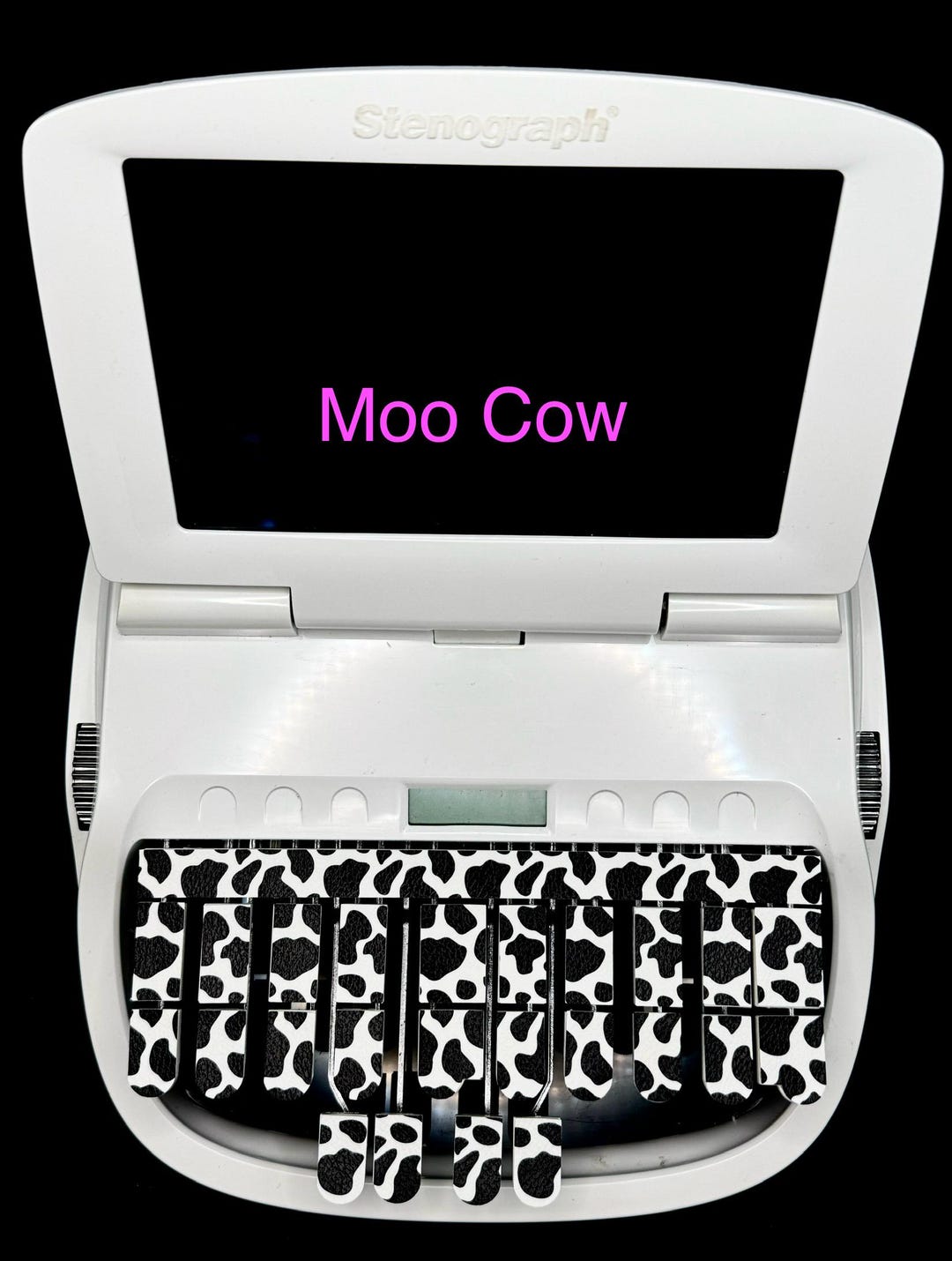 Moo Cow - Faux Leather Keypads - Etsy