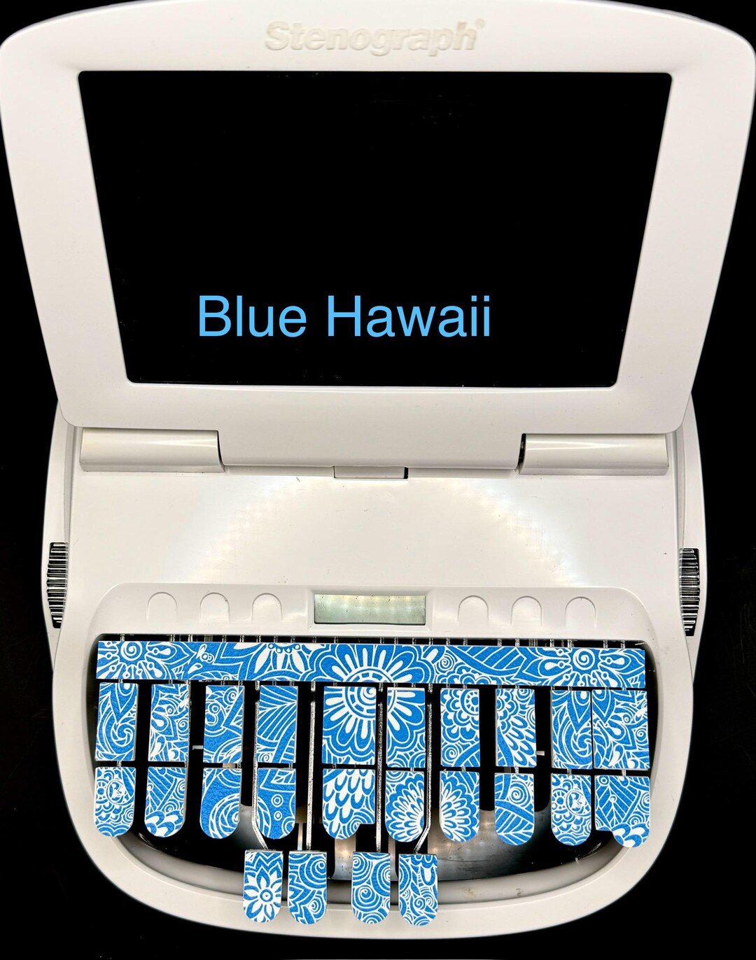 Blue Hawaii - Faux Leather Keypads - Etsy