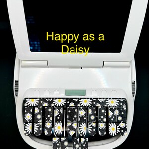 Happy as a Daisy - Faux Leather Keypads - Etsy