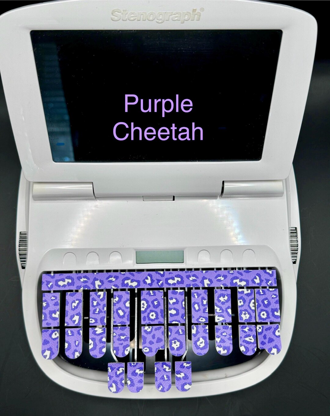 SALE! Purple Cheetah - Faux Leather Keypads - Etsy