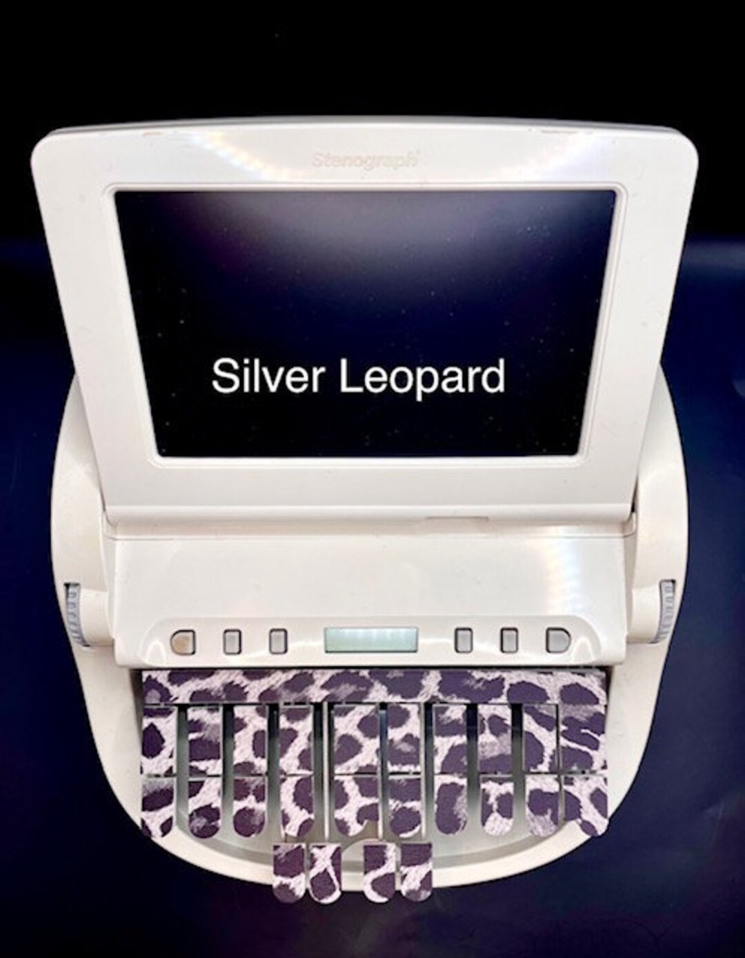 Silver Leopard Faux Leather Keypads - Etsy