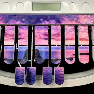 Beach Sunrise - Faux Leather Keypads - Etsy