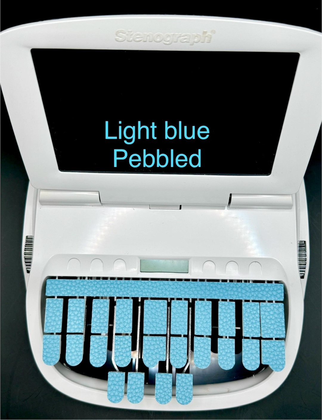 Pebbled Light Blue - Faux Leather Keypads - Etsy