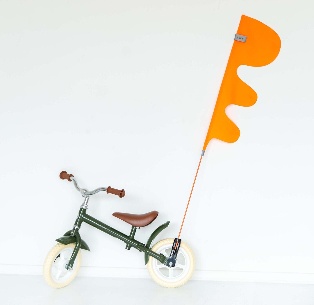 Reflective Dragon Tail Bike Flag Kid Bike Safety Flag Bike - Etsy