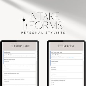 New Client Intake & Questionnaire, Personal Stylist Wardrobe Consultant ...