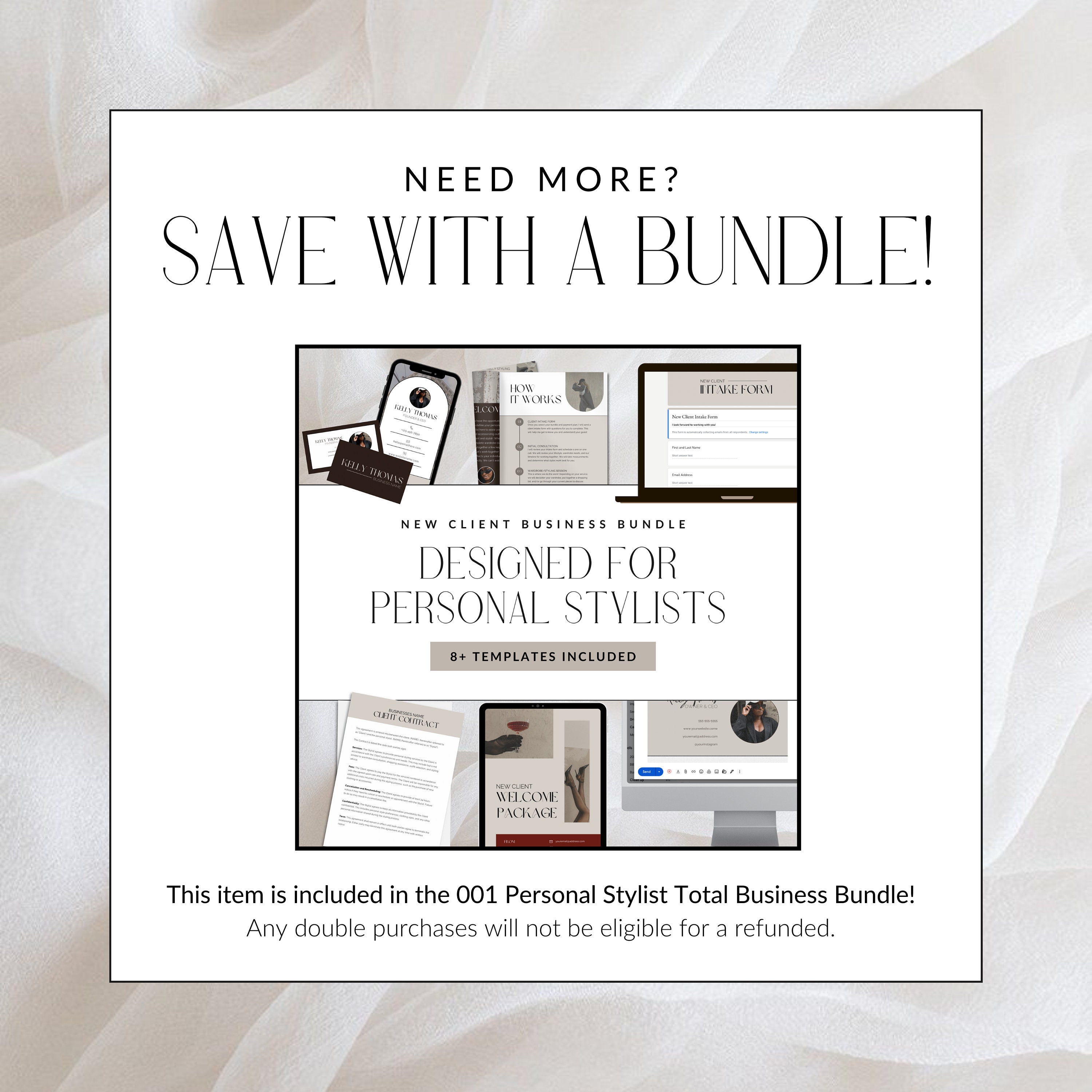 New Client Welcome Package, Personal Stylist Wardrobe Consultant Canva ...