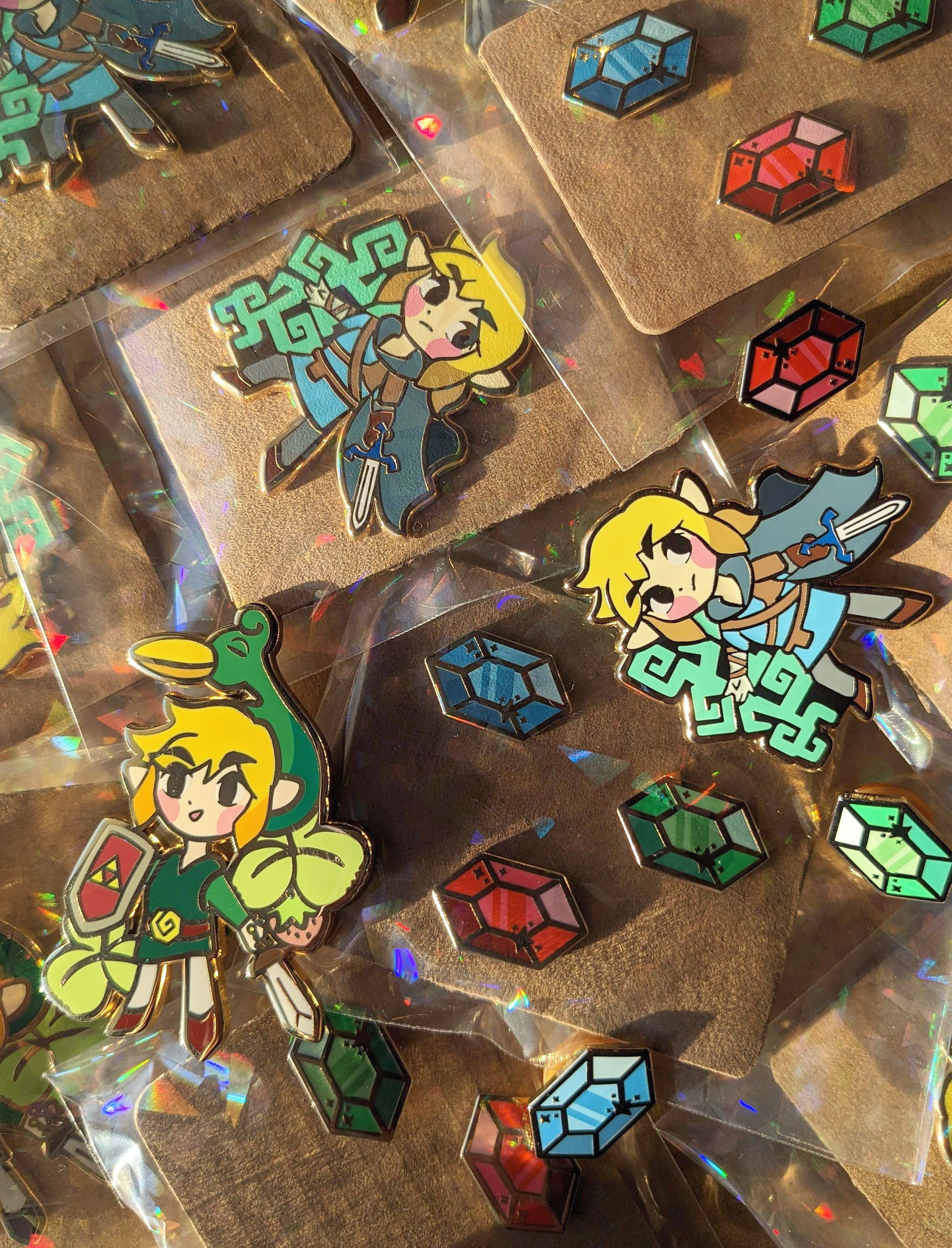 Zelda-inspired Enamel Pins Vol. 1 - Etsy