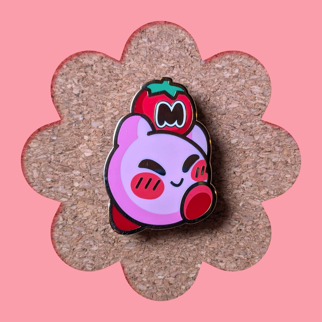 Tomato-loving Kirby Pin - Etsy