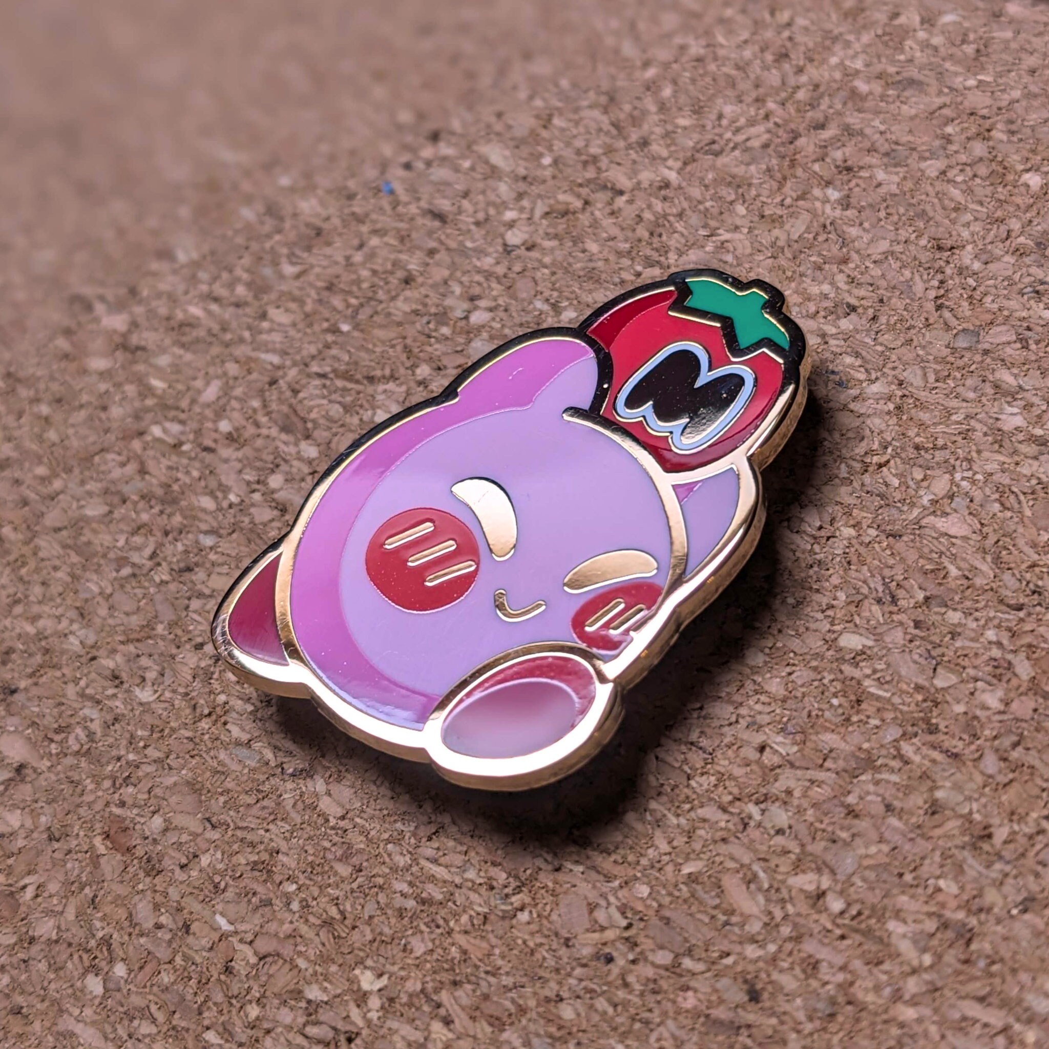 Tomato-loving Kirby Pin - Etsy