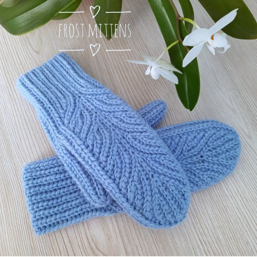 Frost Crochet Mittens Crochet Pattern Slip Stitch Crochet Knit Look ...