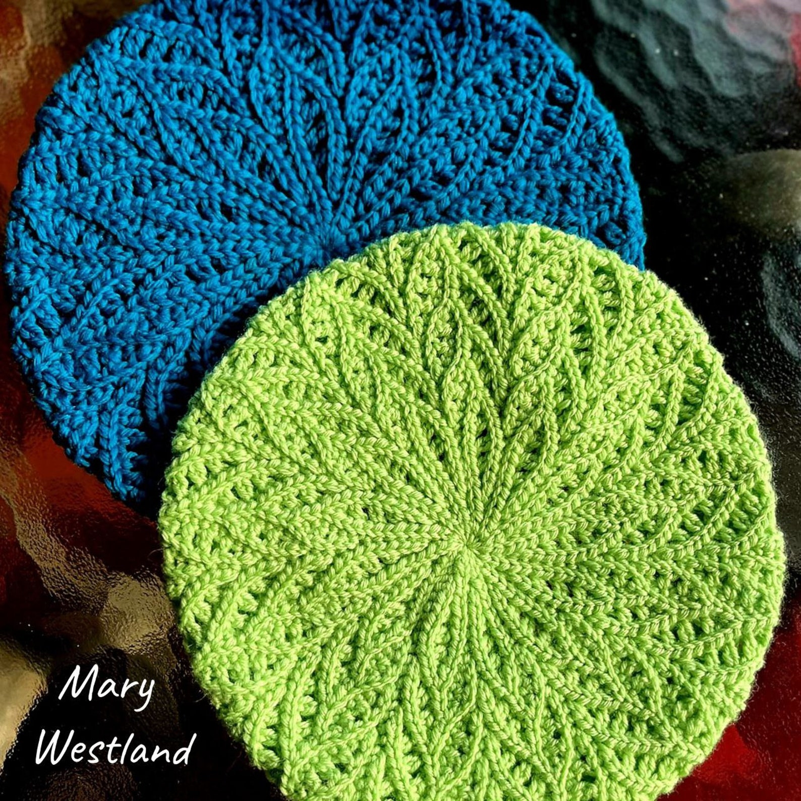 CROCHET BERET PATTERN Knitlook Slipstitch Crochet Toque Pdf Summer Lacy ...