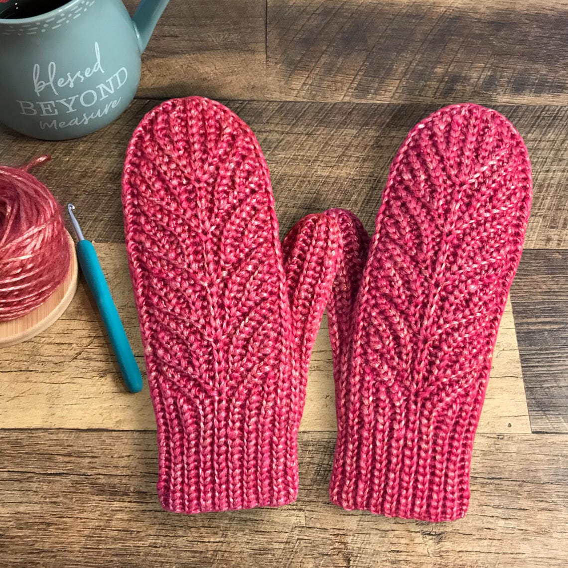 Frost Crochet Mittens Crochet Pattern Slip Stitch Crochet Knit Look ...