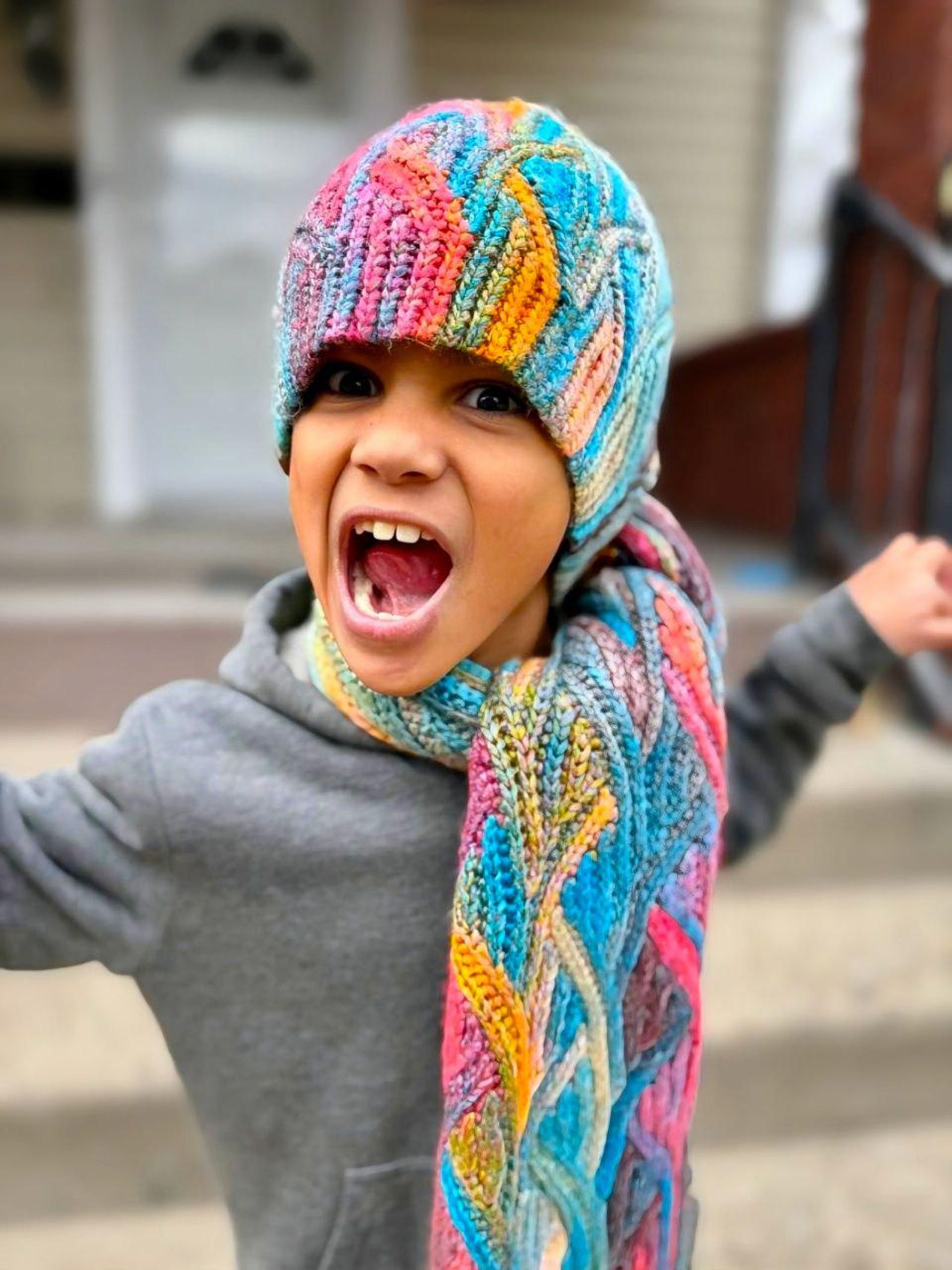 Galaxy Hat Crochet Pattern PDF + Video Tutorials, Knit-look Slit-stitch ...