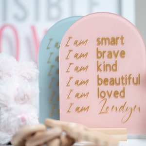 Positive Affirmation Sign | Kids Decor | Daily Affirmations ...
