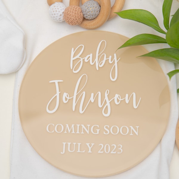 Baby Coming Soon Sign - Etsy