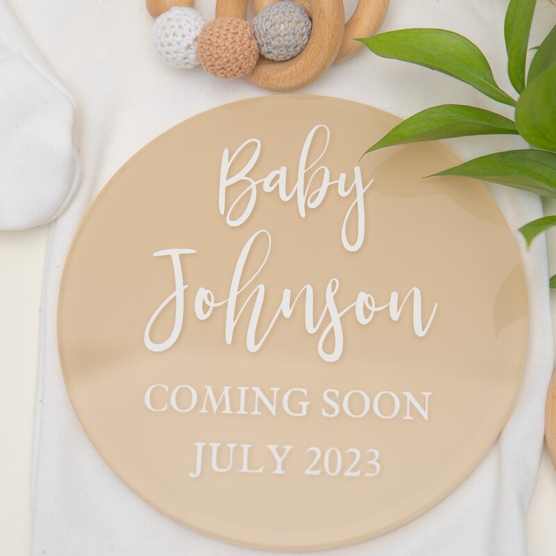 Baby Coming Soon Sign - Etsy