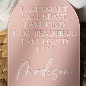 Personalized Affirmation Sign | Affirmations for Kids | Daily ...