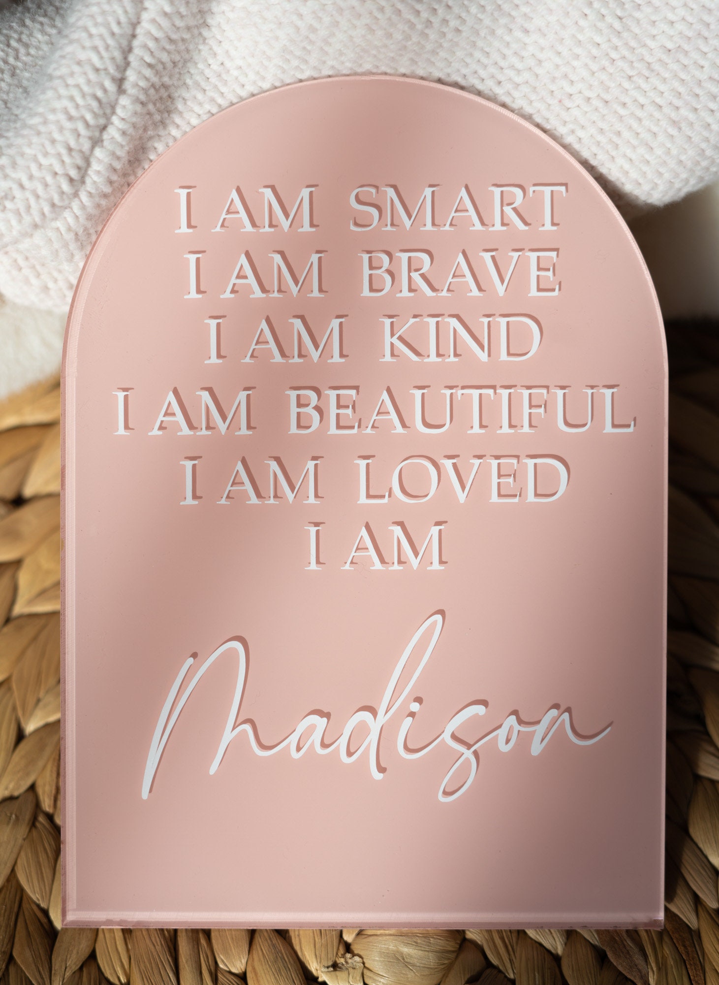 Personalized Affirmation Sign | Affirmations for Kids | Daily ...