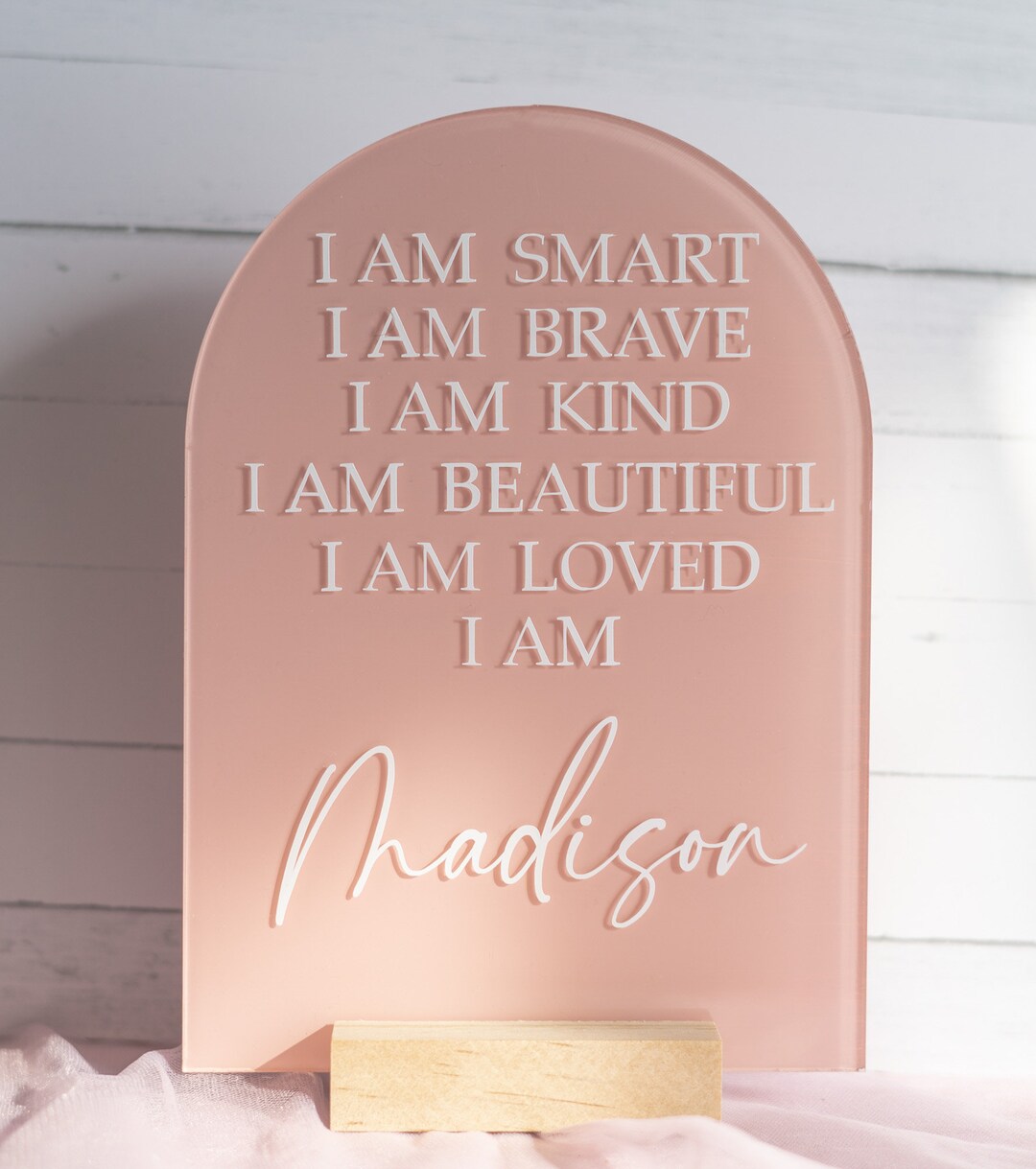 Personalized Affirmation Sign | Affirmations for Kids | Daily ...